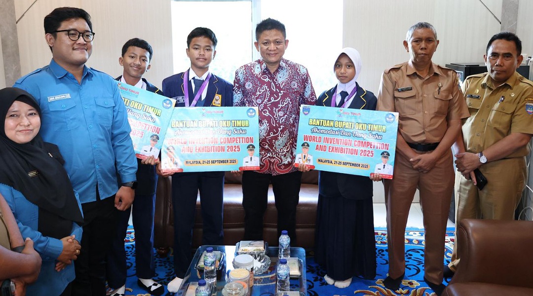 Bupati Lanosin: Ajang WICE 2025 Malaysia, OKU Timur Go Internasional Kirimkan 3 Peserta Siswa SMP